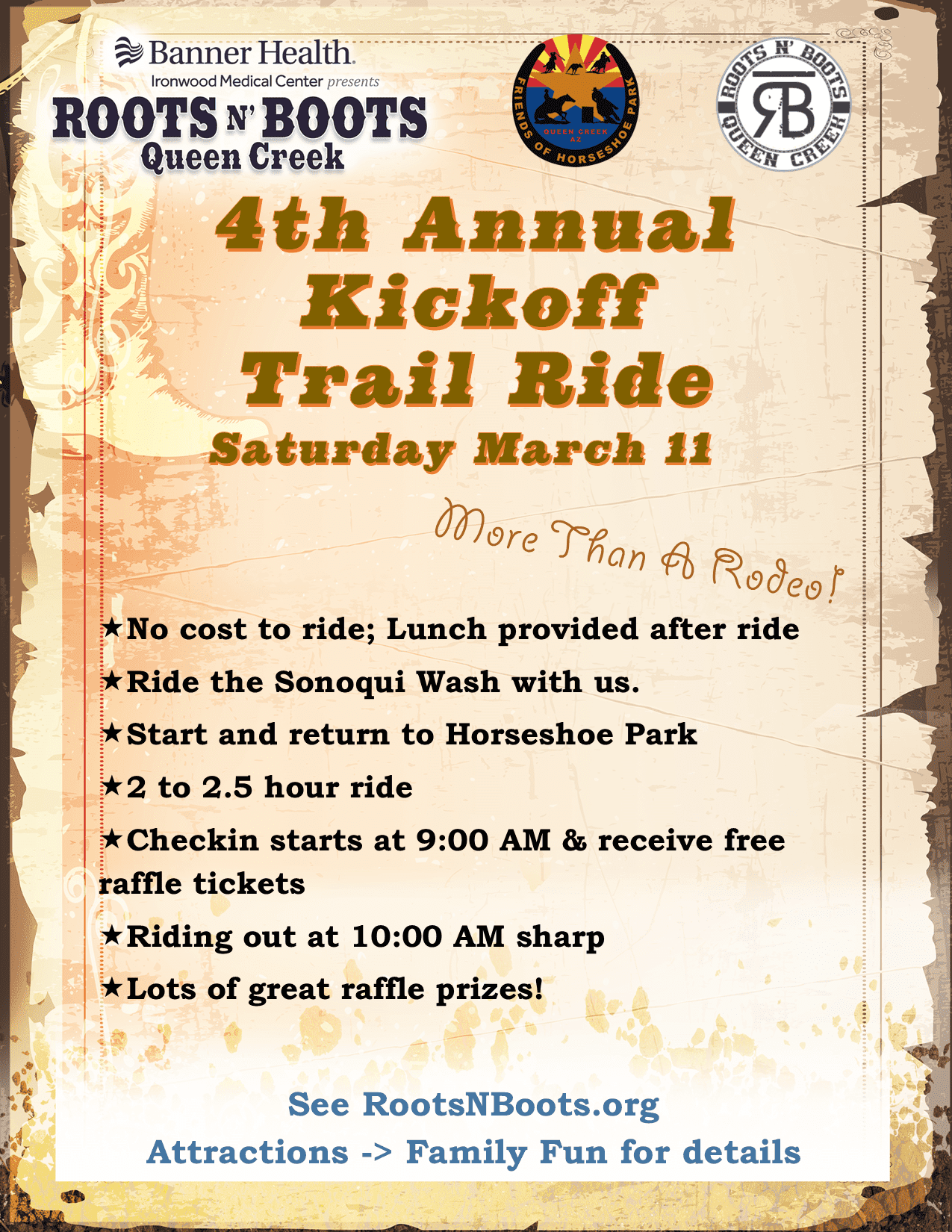 Trail Rides - Roots N Boots Queen Creek